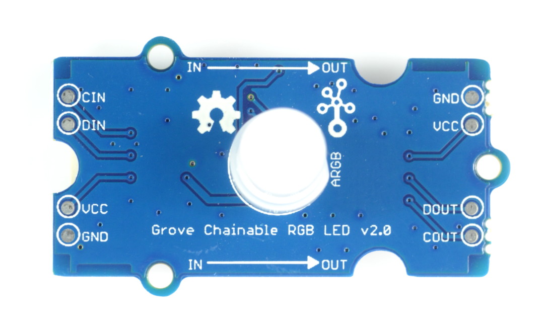 Grove - RGB LED v2.0 - module with RGB diode Botland - Robotic Shop
