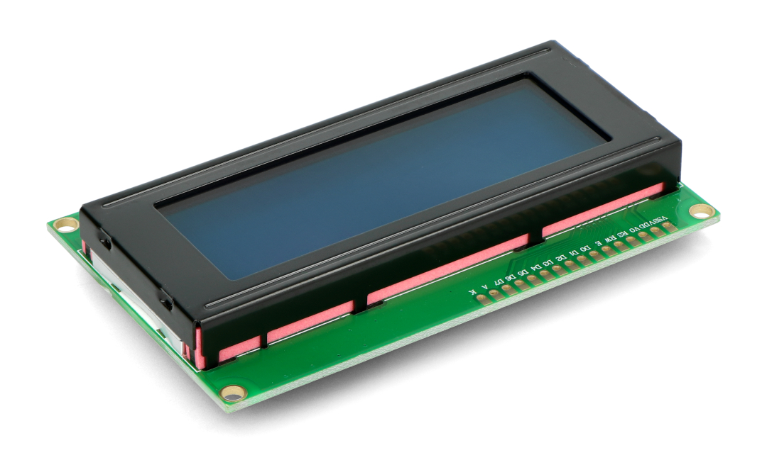 LCD display 4x20 characters blue - justPi Botland - Robotic Shop