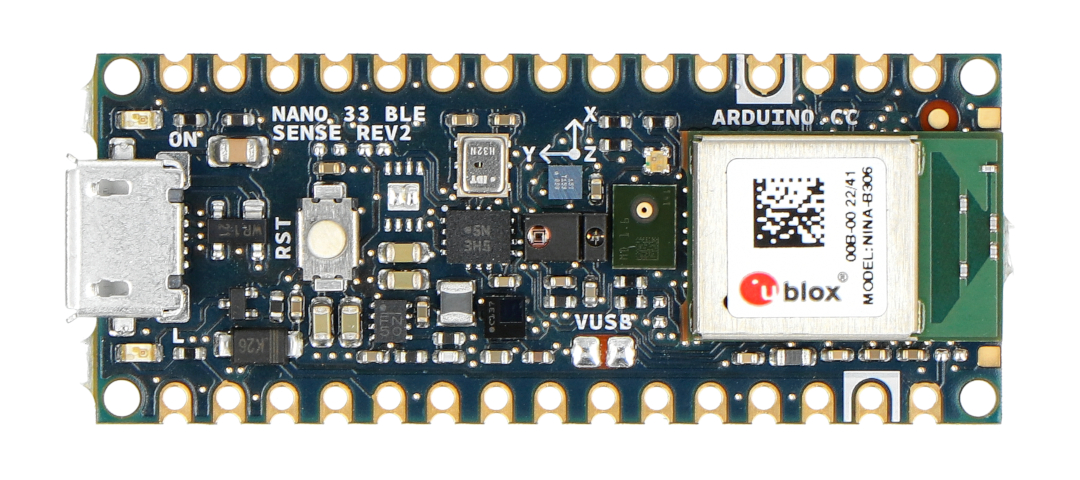 Arduino Sensors Arduino Nano 33 BLE Sense Rev2 Supports Edge Computing ...