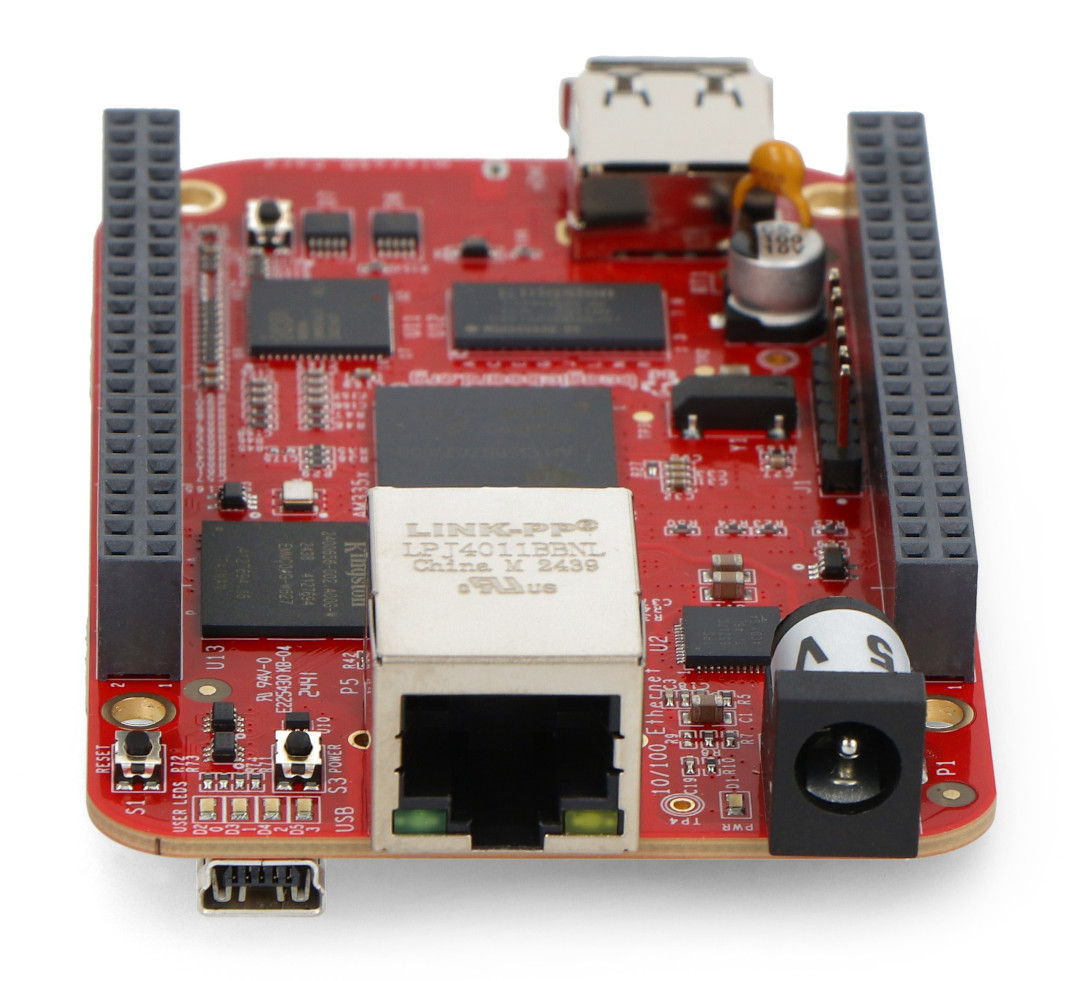 BeagleBone Black Industrial - ARM Cortex A8 1GHz development board - 512MB RAM + 4GB eMMC ...