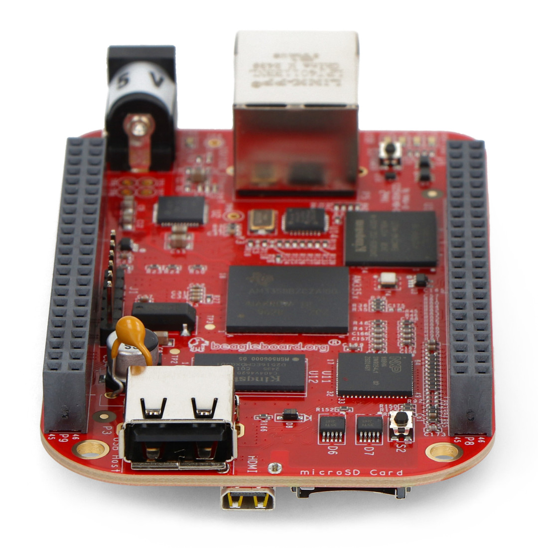 BeagleBone Black Industrial - ARM Cortex A8 1GHz development board - 512MB RAM + 4GB eMMC ...
