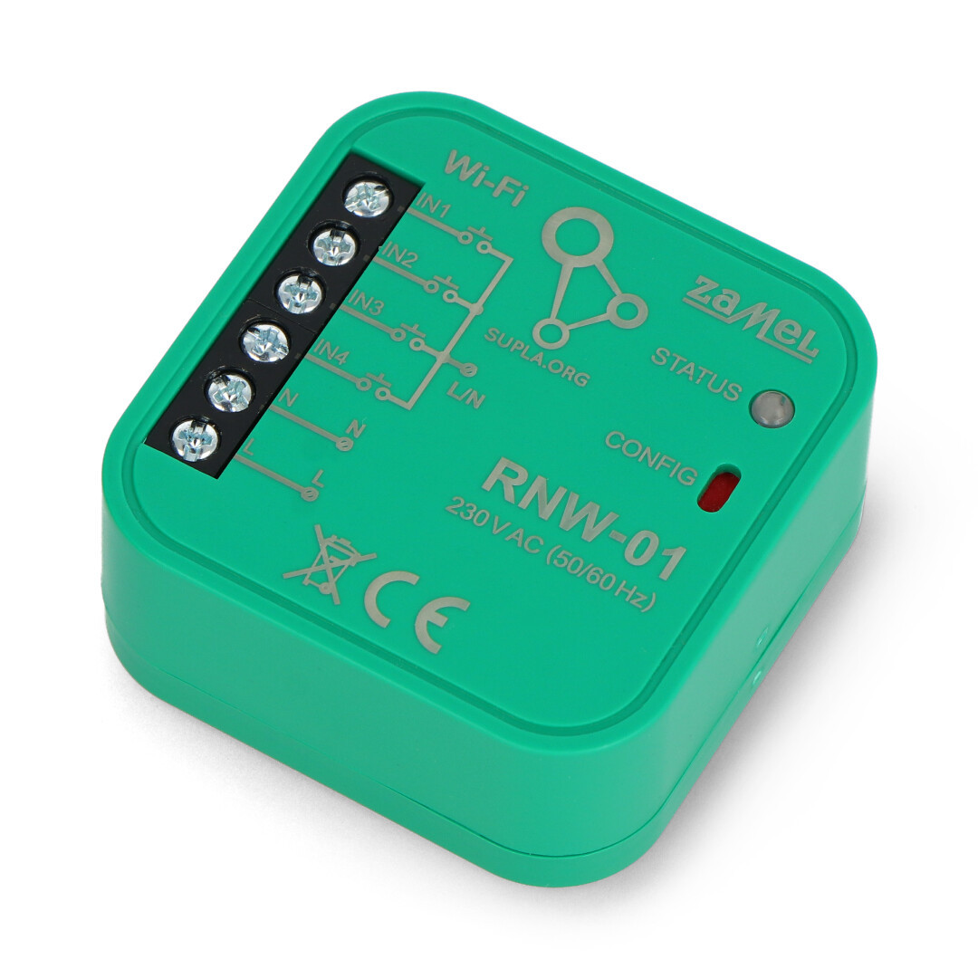 Zamel Supla RNW-01 - 4-input 230V AC interface - WiFi - Android/iOS application Botland ...